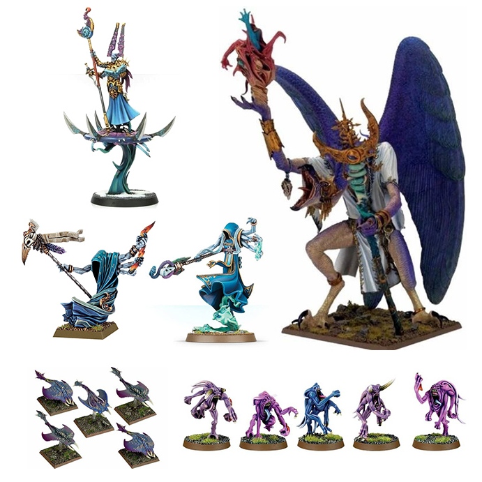 Aos Tzeentch , Disciples of Tzeentch, Metal / Resin (ประกอบ, ไม่ทําสี ...