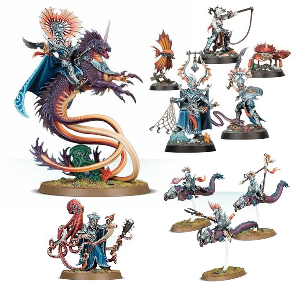 Aos Idoneth Deepkin เอลฟ์น้ํา โมเดลเรซิ่น (ประกอบไม่ทําสี) | Shopee ...