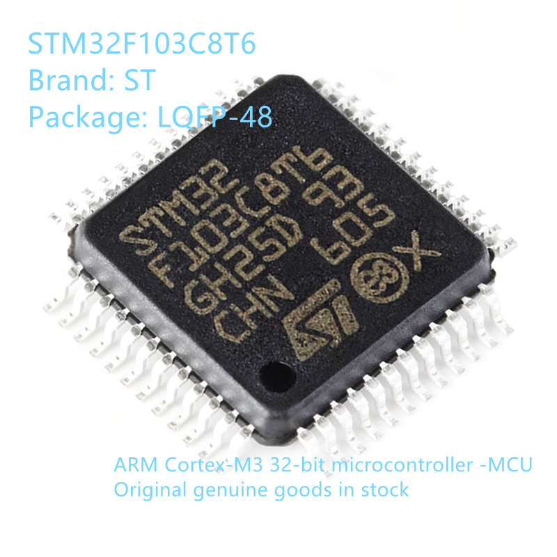 Stm32f103c8t6 LQFP-48 ARM Cortex-M3 32 บิต microcontroller -MCU แท้ STM32F103 | Shopee Thailand