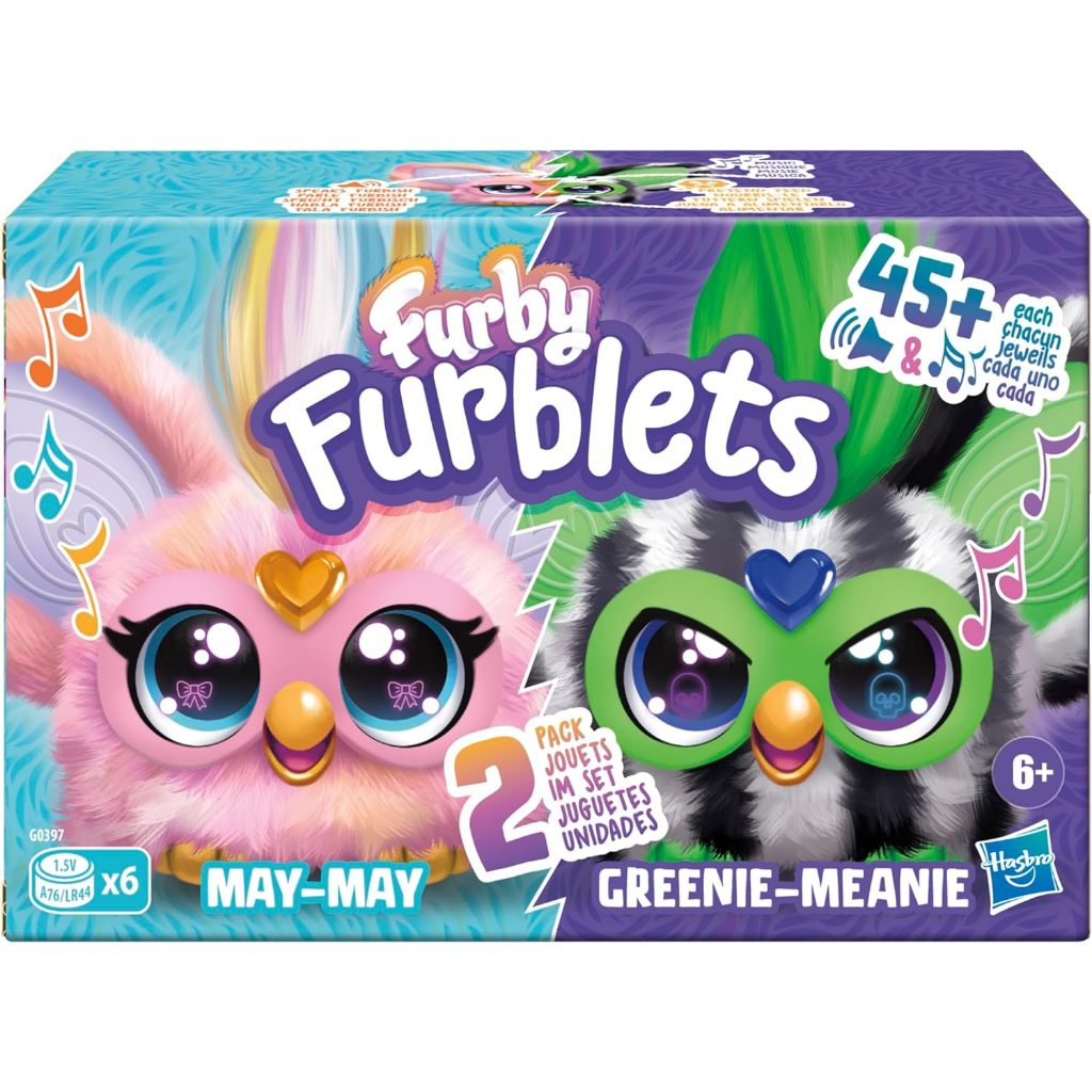 Furby Furblets Fierce & Fabulous 2 Pack, Greenie-Meanie & May-May พร้อม ...