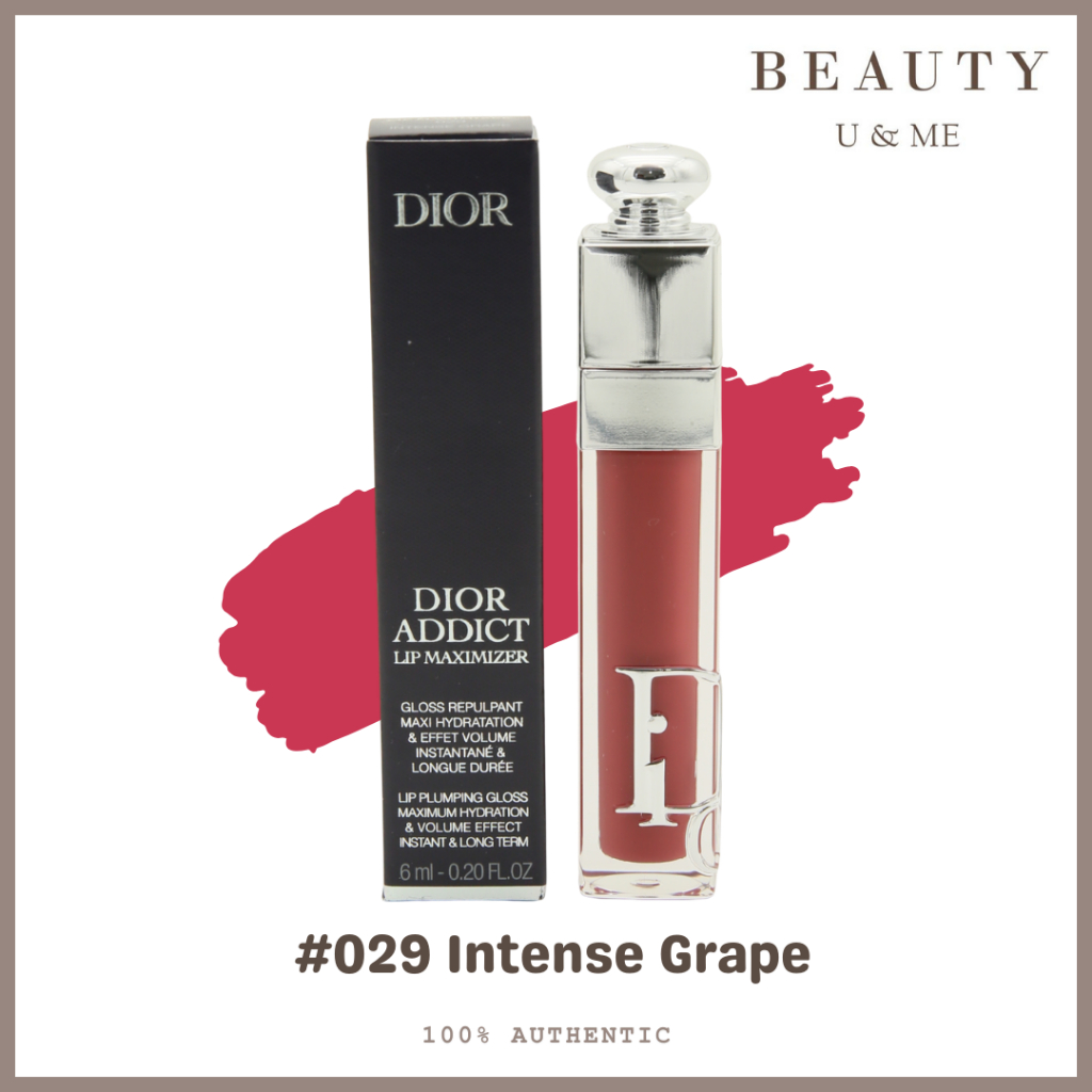 Christian DIOR Addict Lip Maximizer 6ml (029 องุ่นเข้มข้น) | Shopee ...