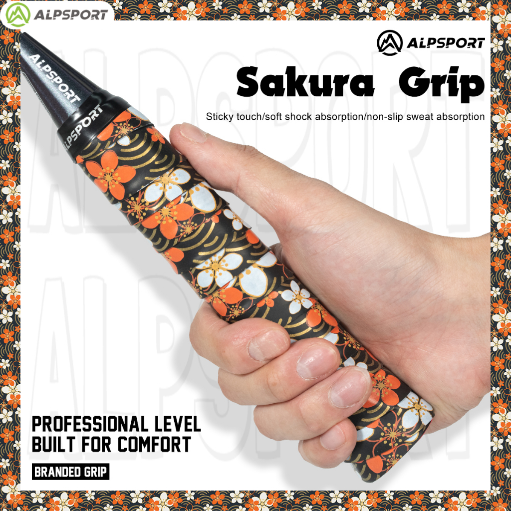 Alp Sakura PRO Pickleball Racket Grip Tape ไม้แบดมินตัน Anti-slip เทป ...