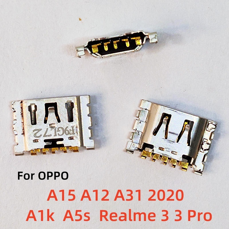 5-50pcs USB Connector ปลั๊กชาร์จพอร์ตสําหรับ OPPO Realme 3 pro 5 5I 5S ...