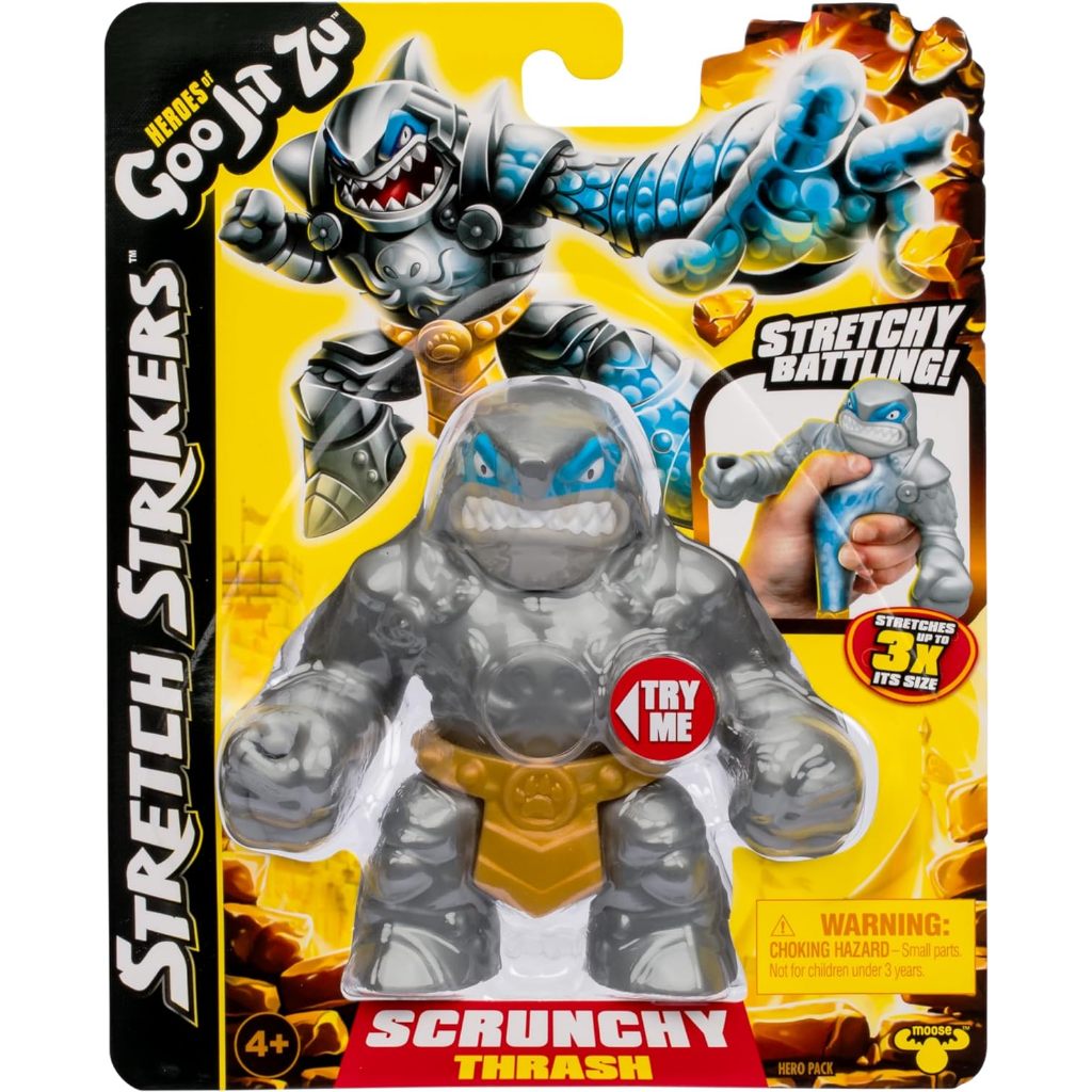Heroes of Goo Jit Zu Stretch Strikers Hero Pack, Stretch Action Figure ...