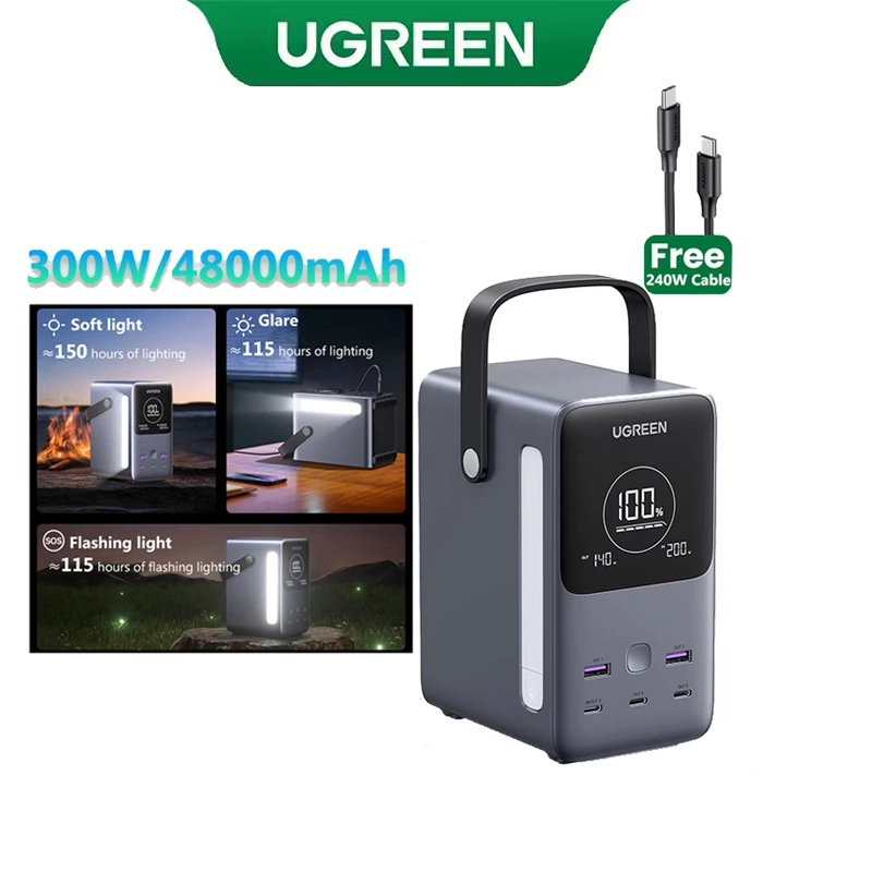 UGREEN 48000mAh 300W Powerbank With Intelligent Digital Display for ...