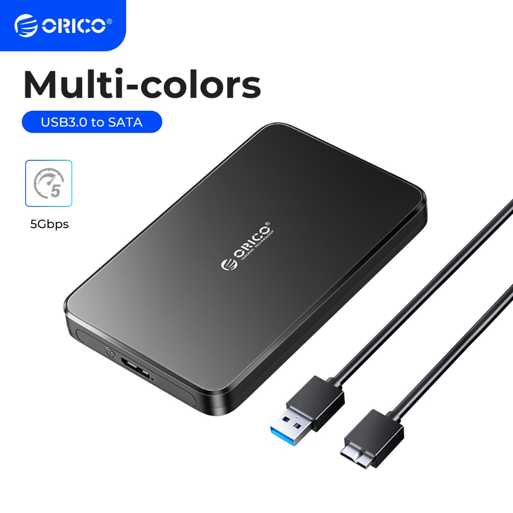 Orico HDD Case 2.5 นิ้ว SATA ถึง USB3.0 5Gbps / USB-C 6Gbps ภายนอก HDD ...