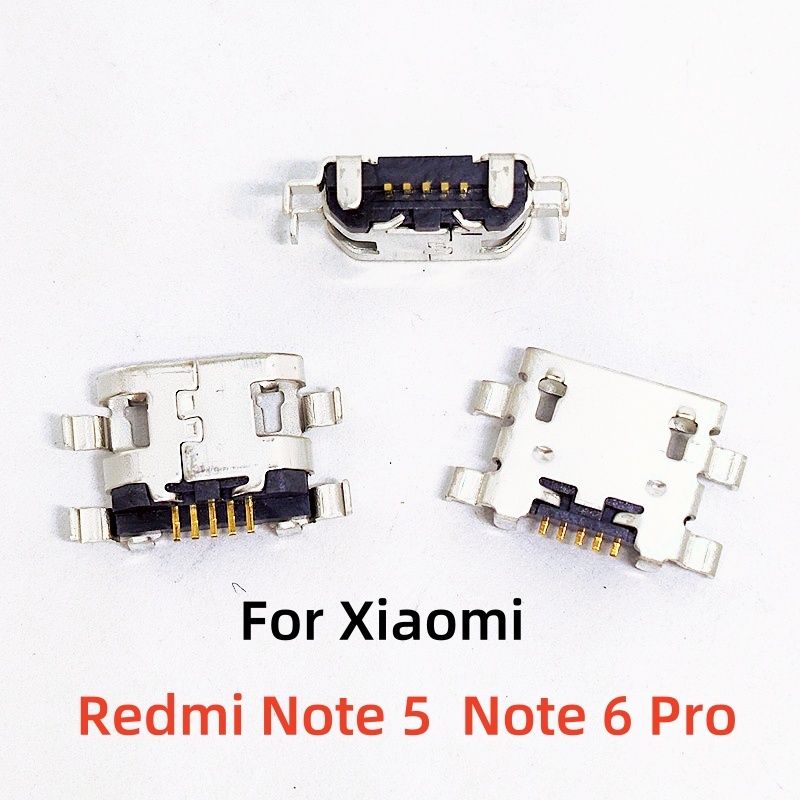 10-100pcs สําหรับ Xiaomi Redmi หมายเหตุ 5 หมายเหตุ 6 Pro Micro USB 5pin ...