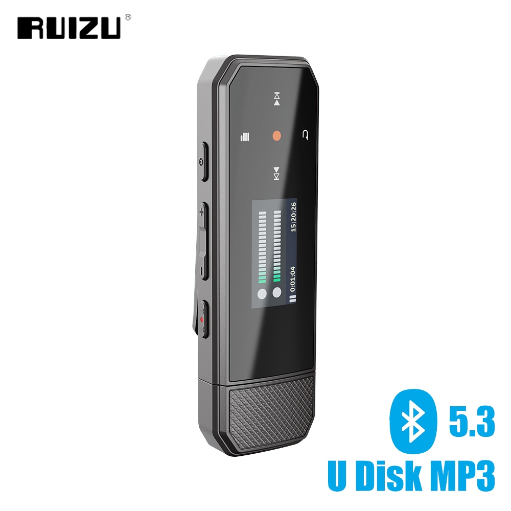 Ruizu X80 เครื่องเล่นเพลง 64G U Disk HiFi Lossless บลูทูธ MP3 พร้อมคลิปสนับสนุนการบันทึกแฟ้ม ...
