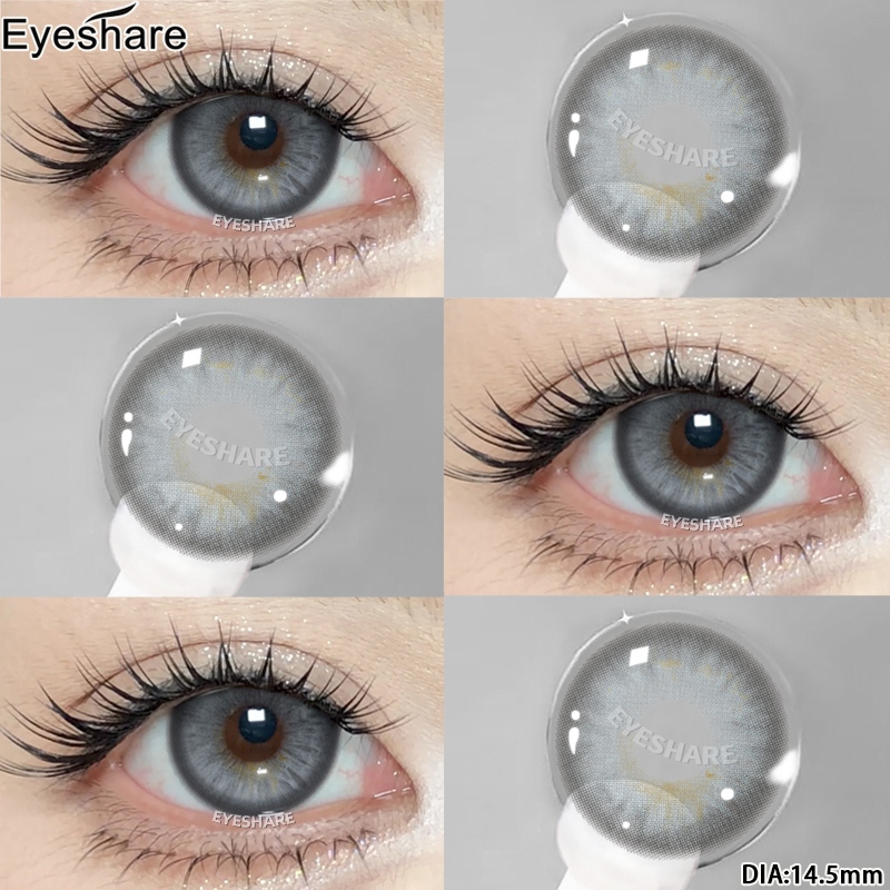 Eyeshare lens Hellenic คอนแทคเลนส์ตาโต ตาตุ๊กตาสีเทา คอนแทคเลนส์สี ส่ง ...