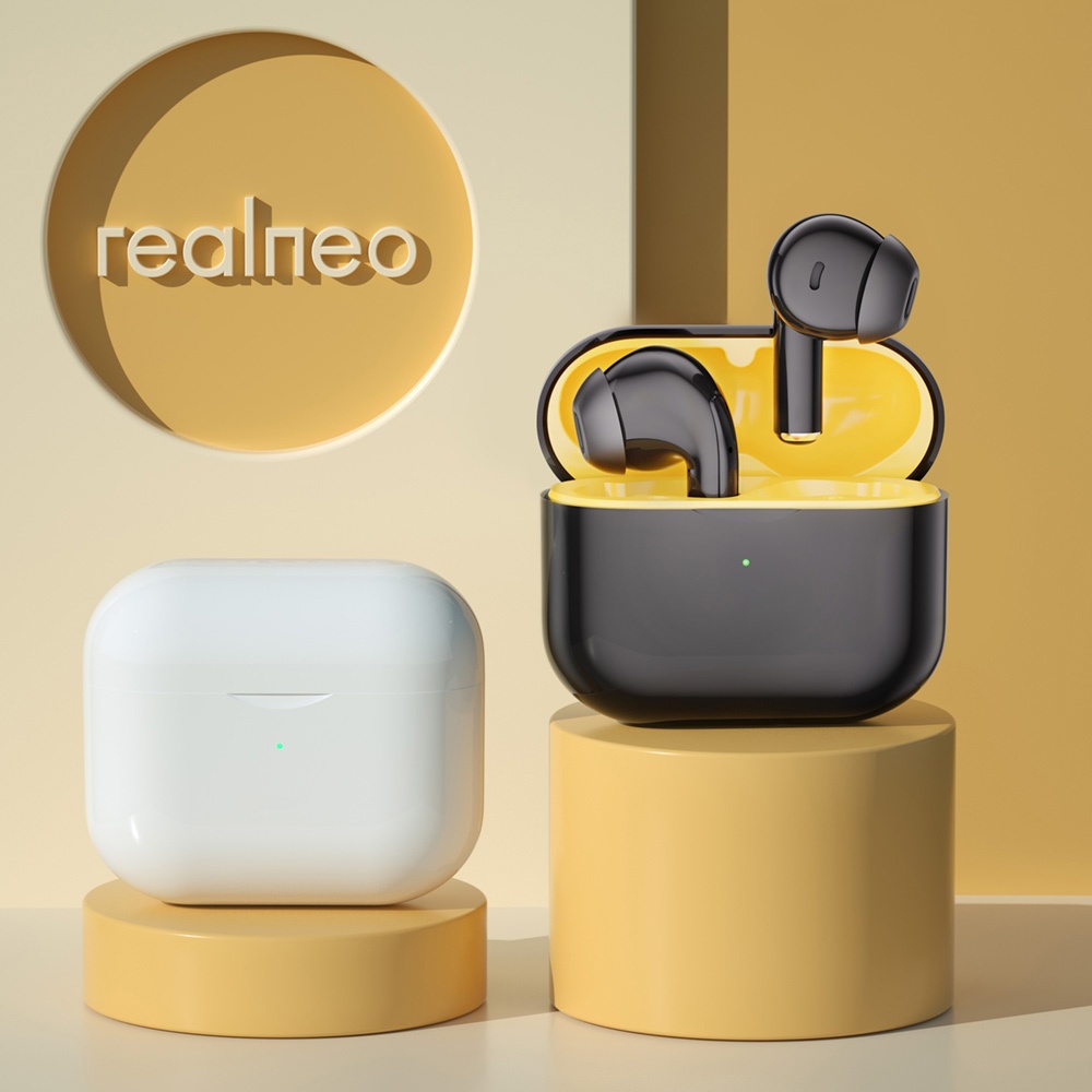 หูฟังบลูทูธ Realneo Neo 6 Max TWS การ์ตูนน่ารักสีสันสดใส BT5.3 หูฟังไร้สายขนาดเล็กพร้อมไมโครโฟน ...
