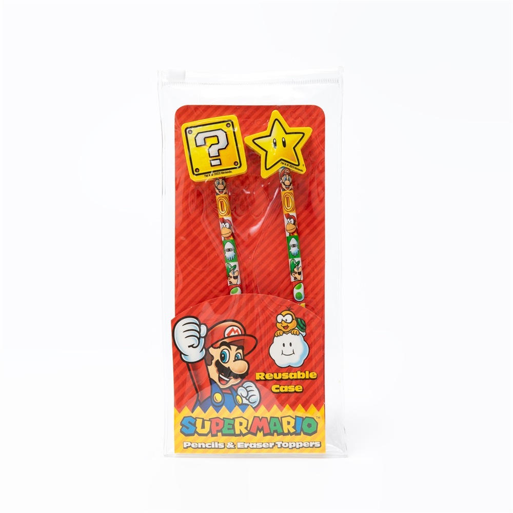 Nintendo ของแท้ Super Mario Pencil Eraser ชุด 2 ชิ้น Star & Question ...