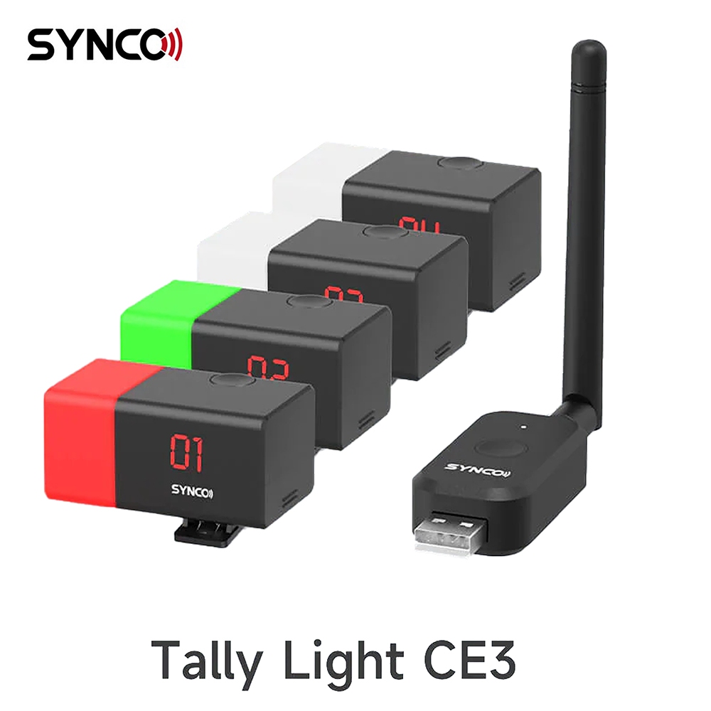 Synco CE3 กล้อง Eye Tally Light พร้อมเครื่องส่งสัญญาณ 2.4G Lora กล้อง ...