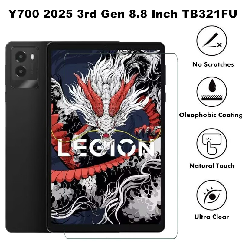 for Lenovo Legion Y700 2025 3rd Gen 8.8 Inch TB321FU Tablet Tempered ...