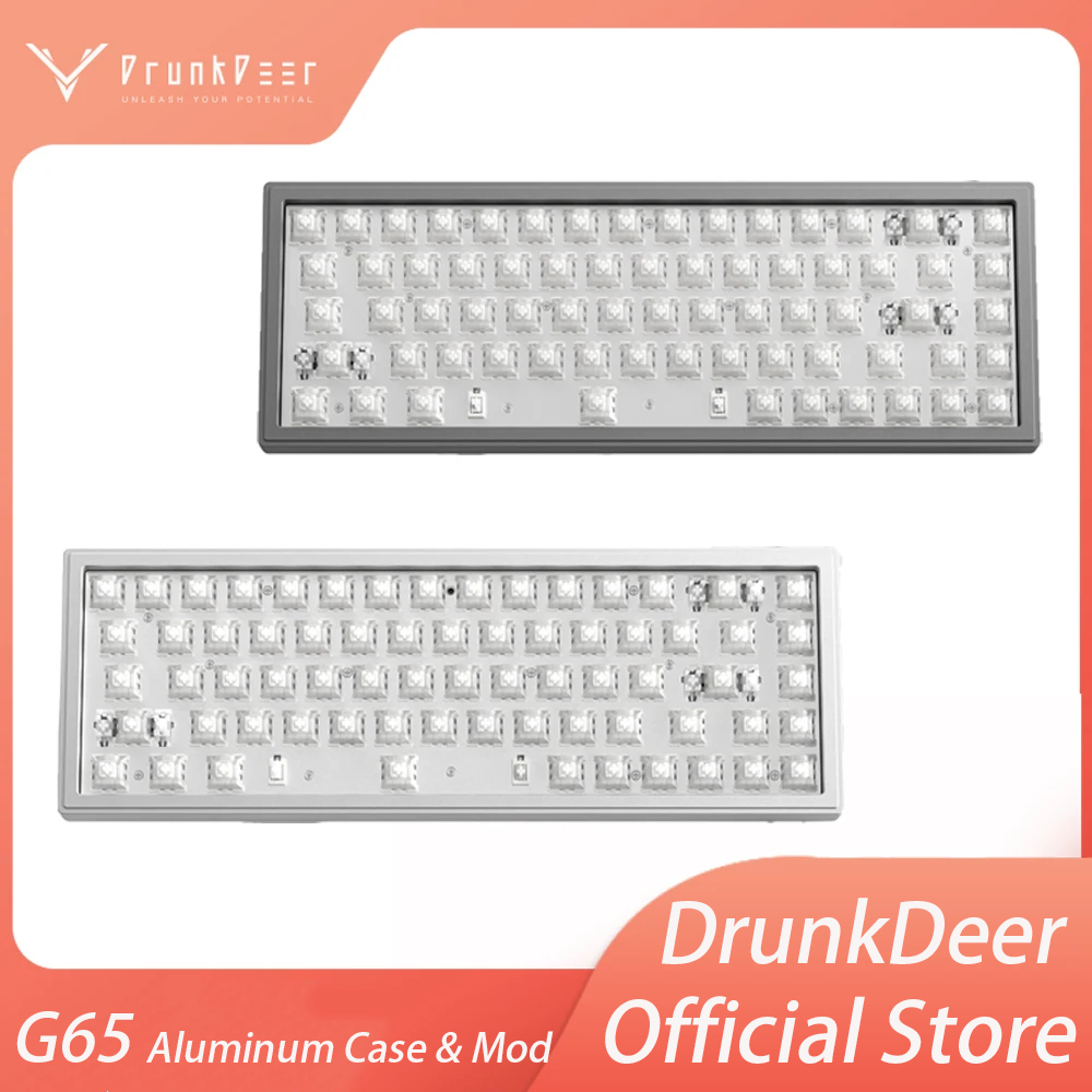 Drunkdeer G65 Aluminium CNC Case & Mod for 65% Rapid Trigger Gaming ...