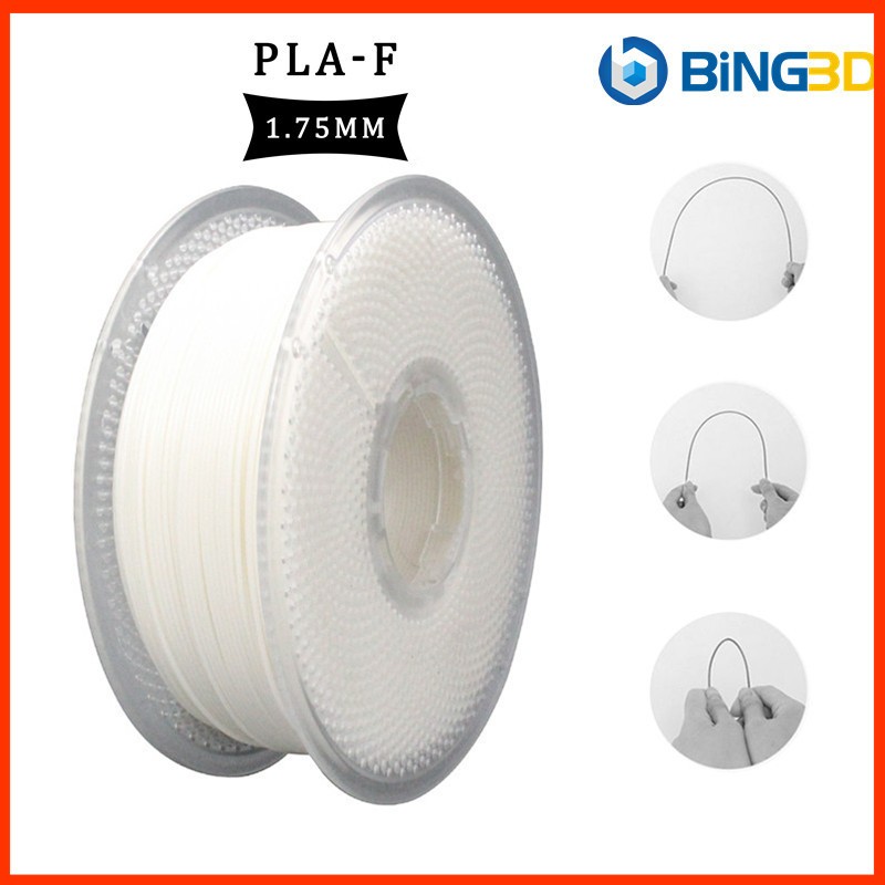 PLA F 3D Filament for 3D Printer 1.75mm 1KG（สีขาวนวล） | Shopee Thailand