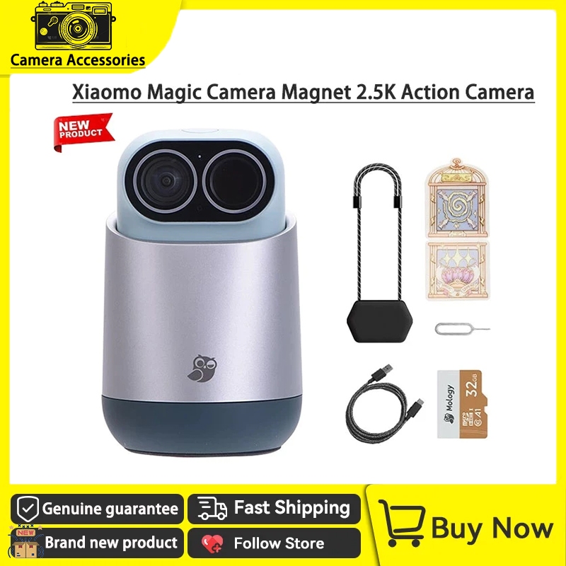 ใหม่Xiaomo Magic Camera Mology 2.5K Vlog Camera กล้องอัจฉริยะ กล้องกีฬา ...