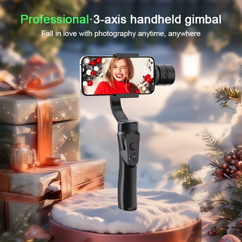 Professional เกรดสามแกน Stabilizer Live Anti-Shaking มือถือ Gimbal ...