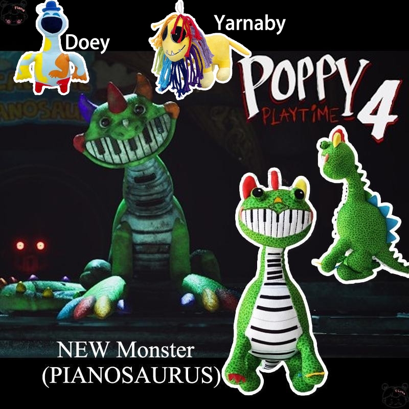 Poppy Playtime 4 Pianosaurus Doey Horror เกมอุปกรณ์ต่อพ่วงตุ๊กตาตุ๊กตา ...