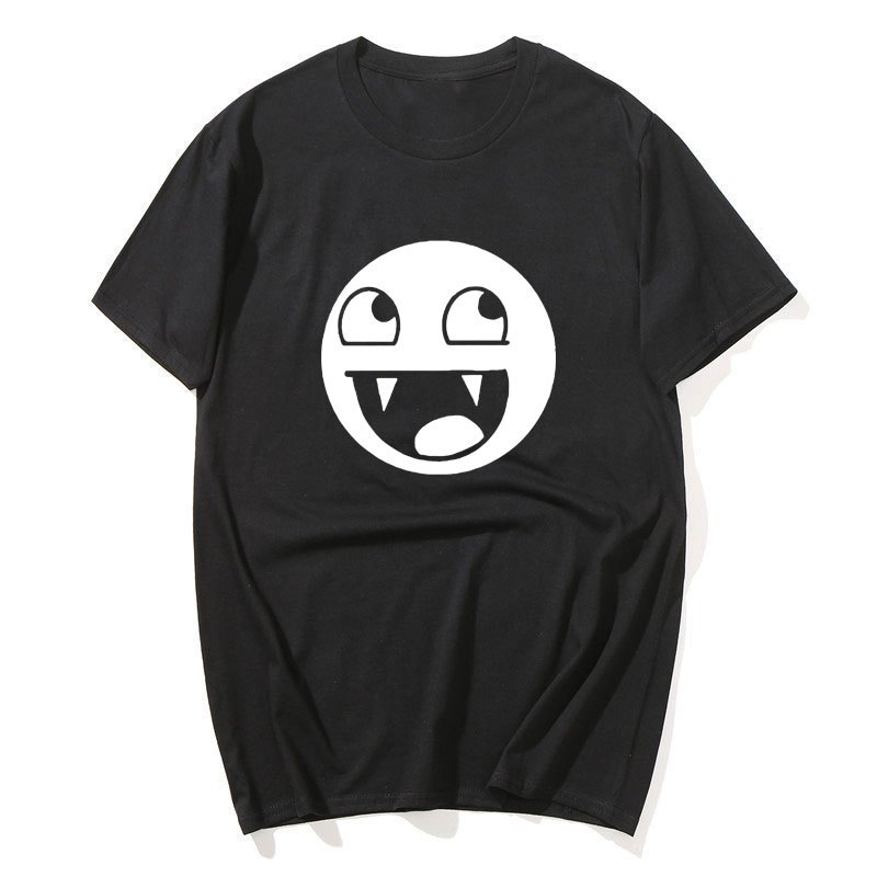 Epic Face Domo ตลก Meme T เสื้อสําหรับผู้ชายผู้หญิงผ้าฝ้ายแขนสั้นแฟชั่น ...