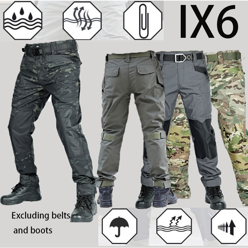 ZITY COD กางเกงยุทธวิธีผู้ชาย กันน้ำและระบายอากาศ กางเกงขายาวหลายกระเป๋า | Shopee Thailand