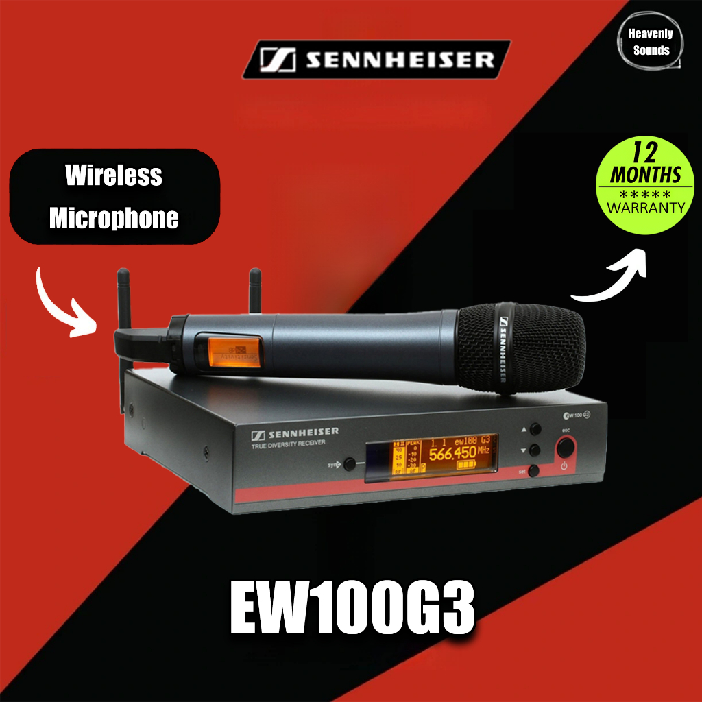 ระบบไมโครโฟนไร้สาย Sennheiser EW100 G3 สําหรับคาราโอเกะ | Shopee Thailand