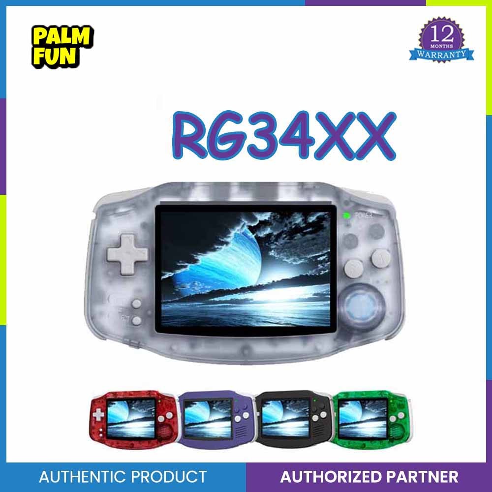 Anbernic RG 34XX คอนโซลเกมมือถือ 3.4 IPS 720*480 หน้าจอ Linux 64-bit ...