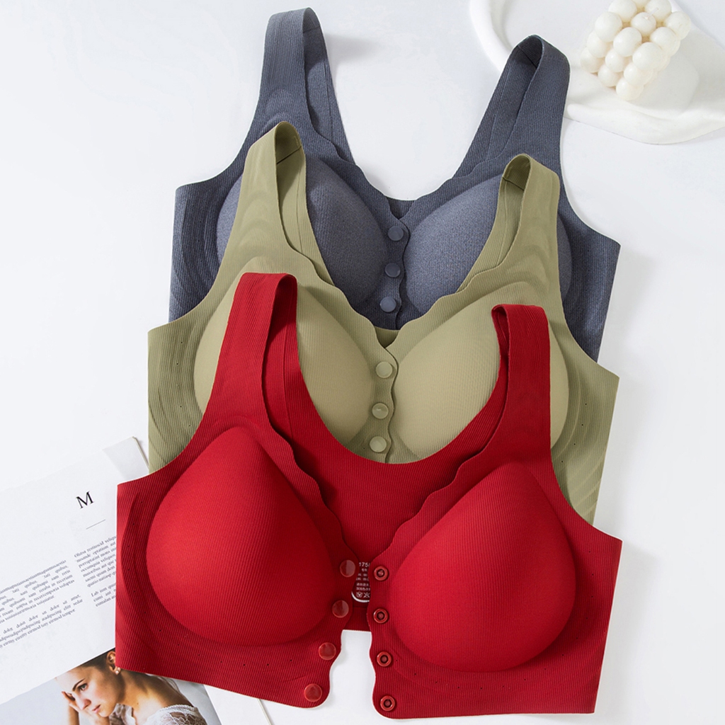 38-46bcd ขนาดใหญ่ไม่มีรอยต่อด้านหน้าหัวเข็มขัดให้นมบุตรหญิงตั้งครรภ์ชุดชั้นในเซ็กซี่สบาย ไม่มี ...