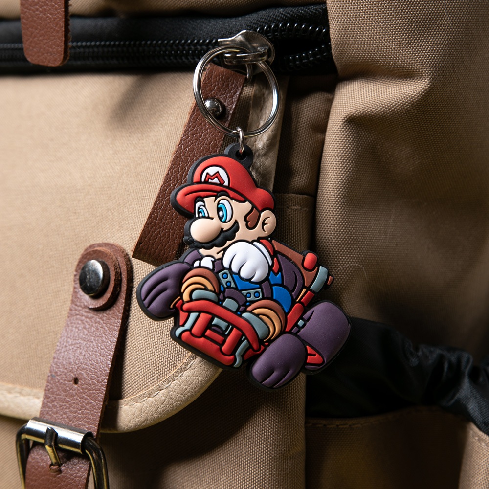 Nintendo พวงกุญแจเกมของแท้ Super Mario สินค้า Peach Princess Mushroom ...