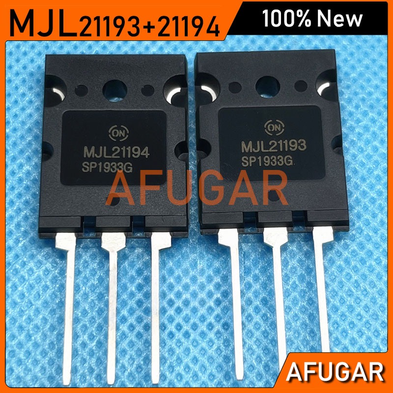 1 คู่ MJL21193+MJL21194 ทรานซิสเตอร์พลังงานซิลิคอน เครื่องขยายเสียง ...