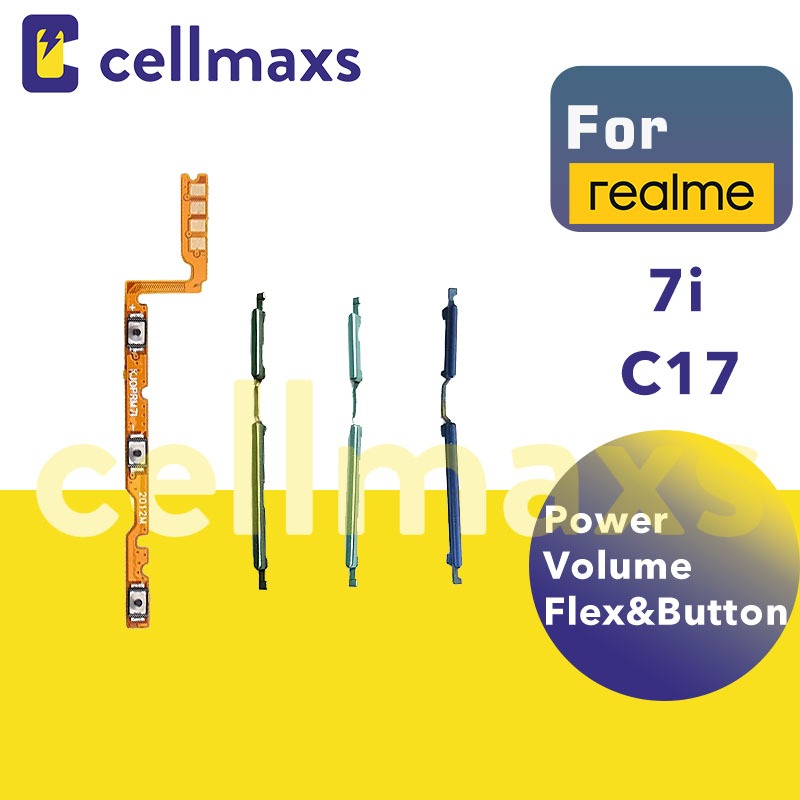 สําหรับ REALME 7i C17 RMX2103 RMX2101 ปุ่มเปิดปิดระดับเสียง Flex ...