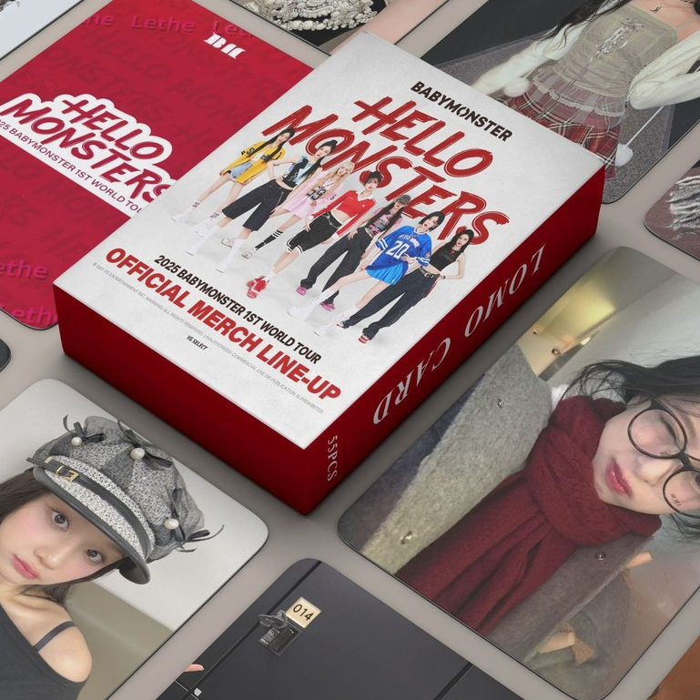 55 BABYMONSTER Photocards การ์ดเลเซอร์ Hello Monsters Concert ...