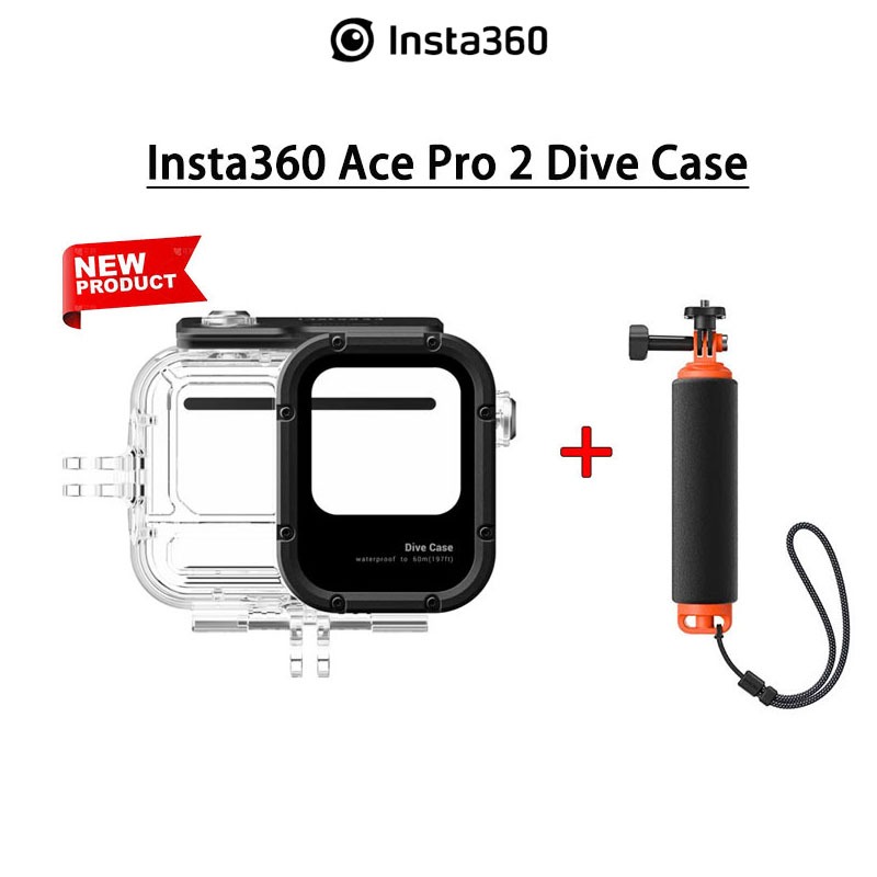 【Authentic】Insta360 Ace Pro 2 Waterproof Dive Case 197ft 60m Protector ...