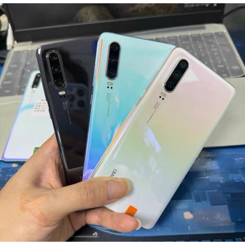ราคาถูก HUAWEI P30 โทรศัพท์มือถือมือสองต้นฉบับโทรศัพท์ Android 128GB ...