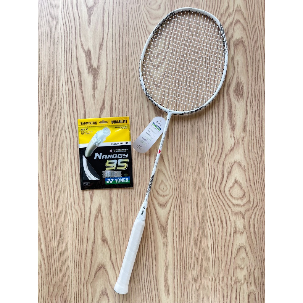 【จัดส่งในวันเดียวกัน】YONEX ไม้แบดมินตัน VOLTRIC Z-FORCE II LD White ไม้ ...