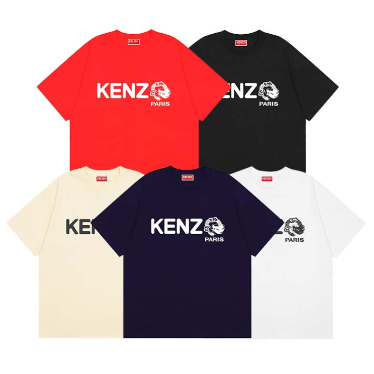 KENZO New Spring/Summer Collection: เสื้อยืดแขนสั้นลายตัวอักษรลายมังกร ...