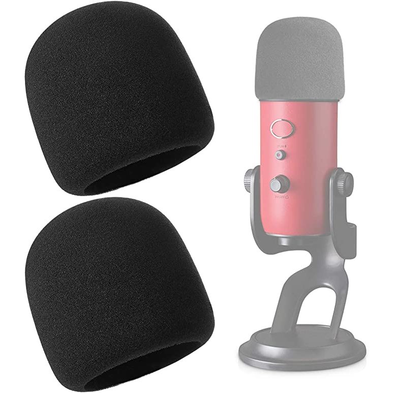 Wanjason Windscreen for Blue Yeti - Large Foam Cover Microphone Pop ...