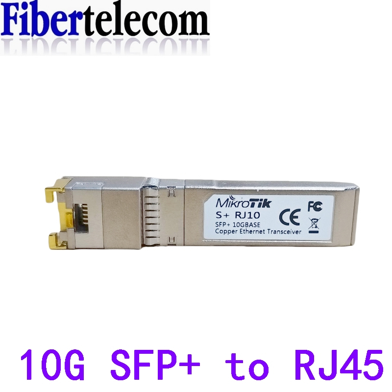 Mikrotik โมดูลรับส่งสัญญาณทองแดง 10G SFP เป็น RJ45 SFP | Shopee Thailand