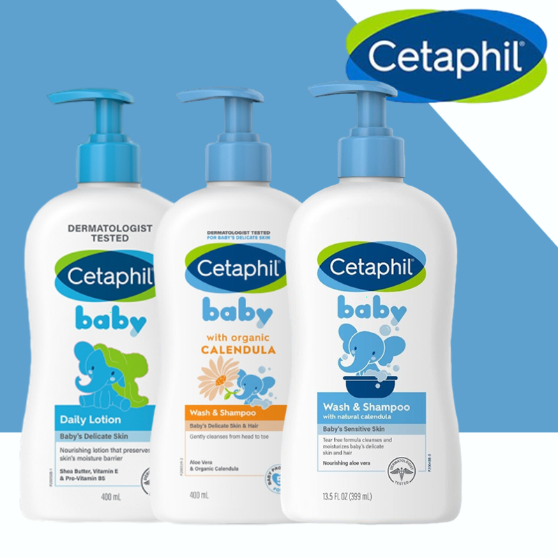 Cetaphil Baby Day Lotion Cetaphil Baby Shampoo for Hair and Body 400ml ...