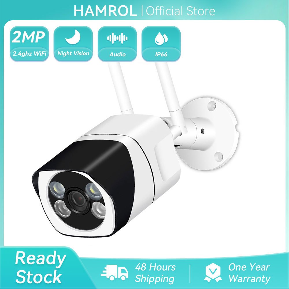 Hamrol ICSee HD 1080P Wifi IP Camera Two-way Audio 2MP Outdoor ...
