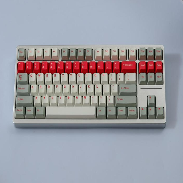 Gmk Red Alert KeyCap Set 146 Key PBT Keyboard Cap Cherry Profile เกม ...