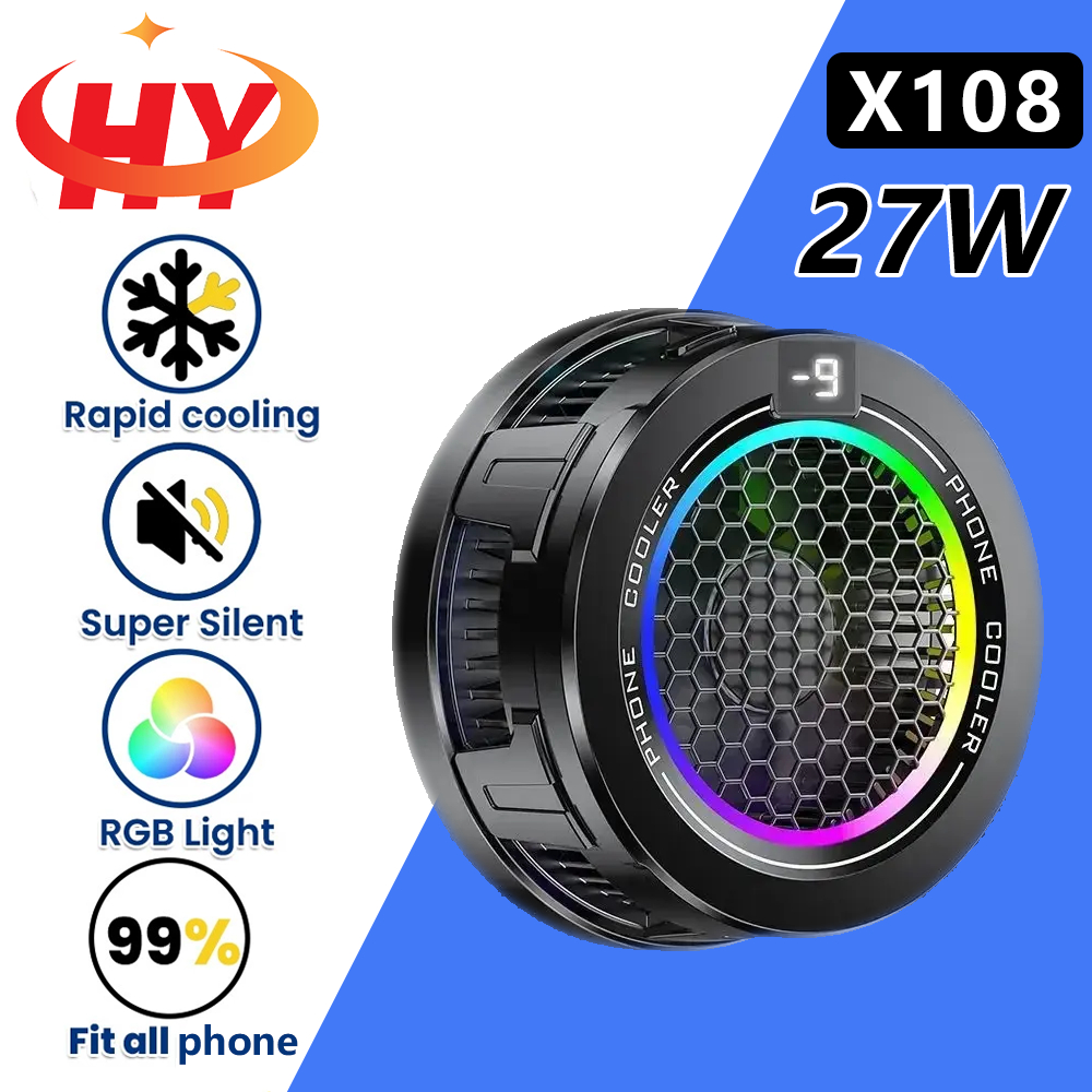 Hy X108 27W Semiconductor หม้อน้ําโทรศัพท์หม้อน้ําระบายความร้อน Turbo ...