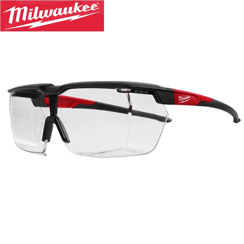 Milwaukee 48-73-2070 กว่าแว่นตา-เลนส์เสื้อโค้ทคู่ใสต้านทานแรงกระแทกเคลือบแข็งแว่นตาป้องกัน ...