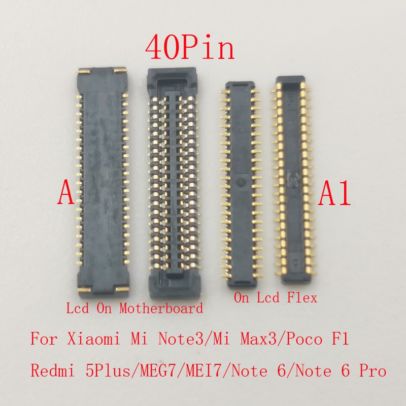 2-10 ชิ้นจอแสดงผล Lcd Usb Charger FPC ปลั๊กเชื่อมต่อสําหรับ Xiaomi Mi หมายเหตุ 3 Max Poco F1 ...