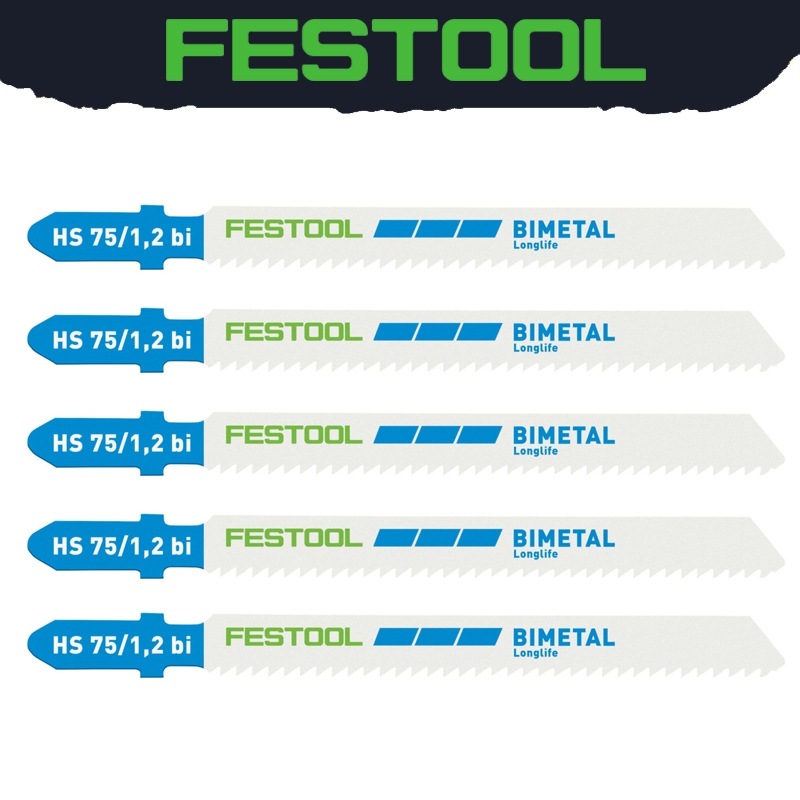 FESTOOL 204270 ใบเลื่อยโค้ง ใบเลื่อยจิ๊กซอว์ HS 75MM ตัดโลหะอายุการใช้ ...
