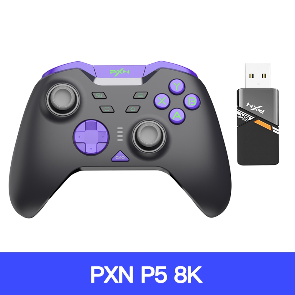 Pxn P5 8K Gamepad สามโหมดตัวควบคุมเกมไร้สาย Custom 8000Hz Polling Rate Hall Trigger Gamepads ...