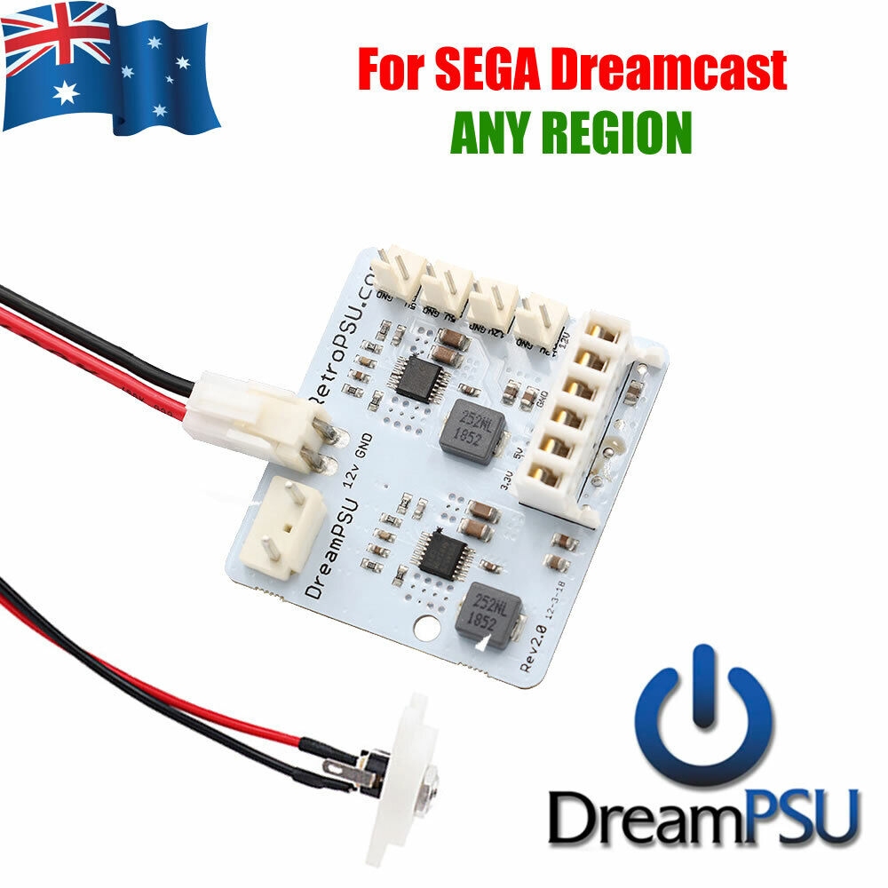 Dreampsu v2.0 12V บอร์ดจ่ายไฟ PSU Mod Pico Dreamcast สําหรับ Sega ...