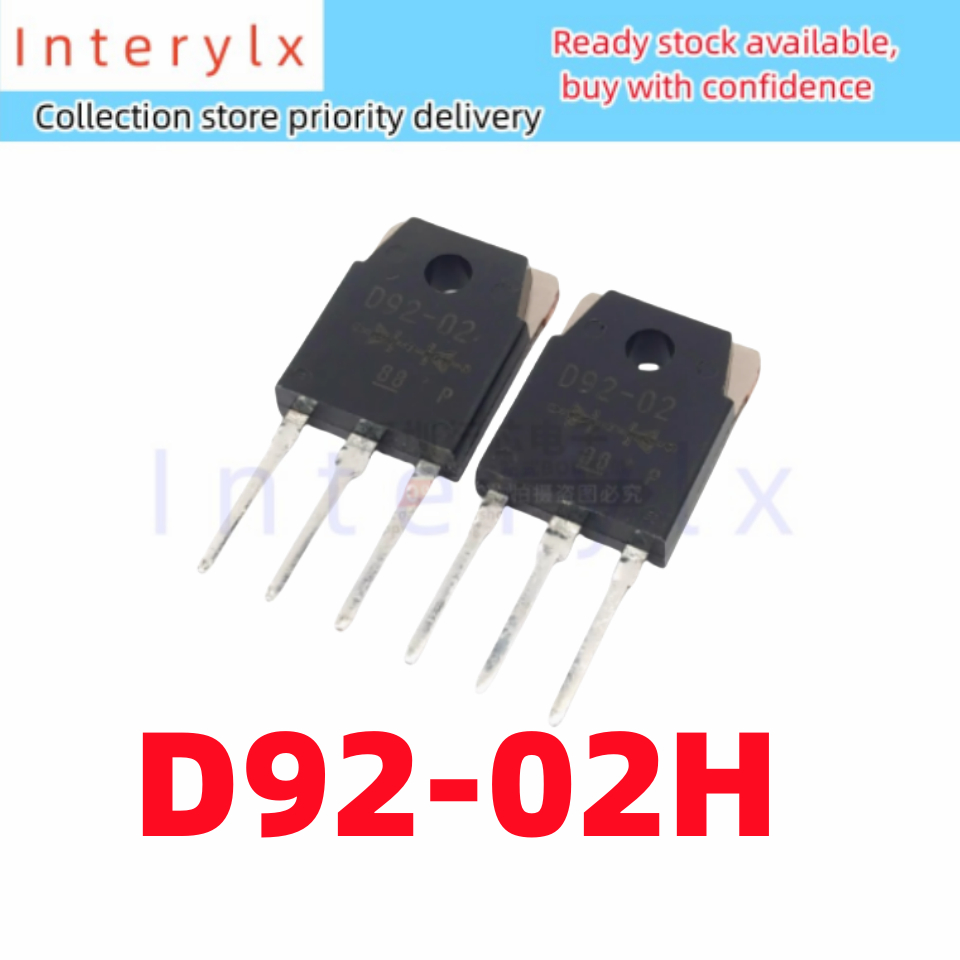 1 ชิ้น/ล็อตยี่ห้อใหม่ D92-02H TO-3P D92020H 20A 200V เครื่องเชื่อมทั่วไป Quick Recovery Diode ...