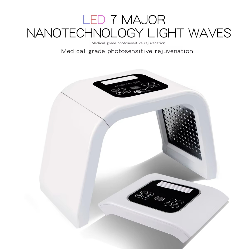 7 สี LED Mask PDT LED Mask Light Therapy Skin Care เครื่องมือความงาม ...