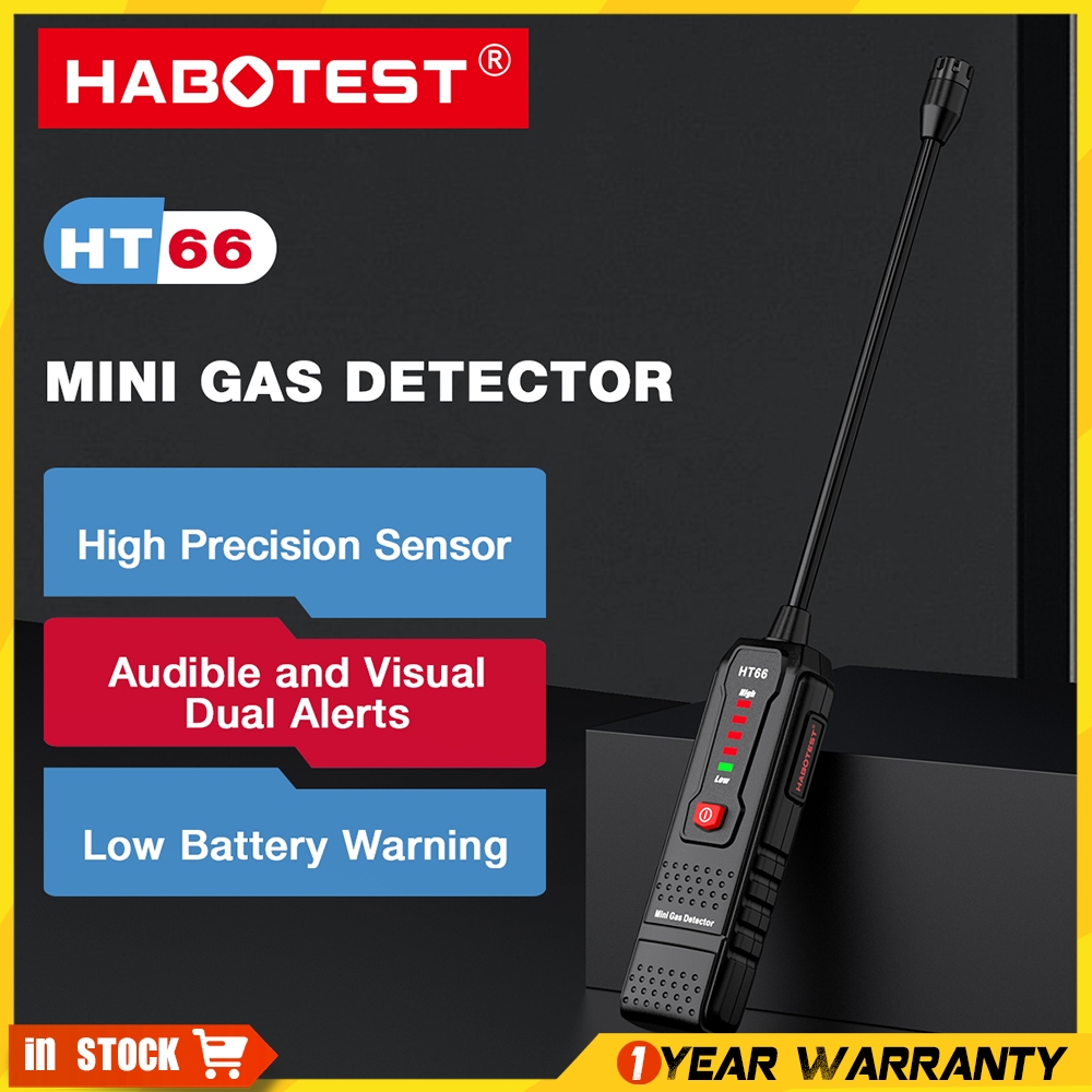 Habotest HT66 เครื่องตรวจจับการรั่วไหลของแก๊ส หลอมเหลว เครื่องตรวจจับ ...