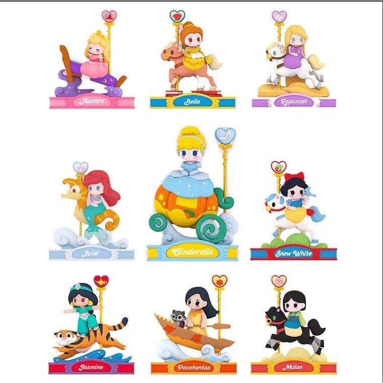 52toys Disney Princess carousel Series Blind Box Toy Collection | Shopee Thailand